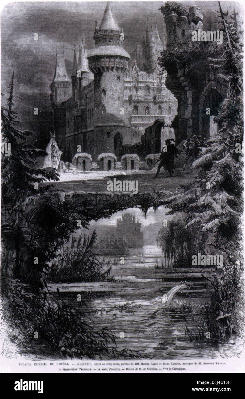 'Scener fr n Hamlet' is a visual work that captures scenes from William ...