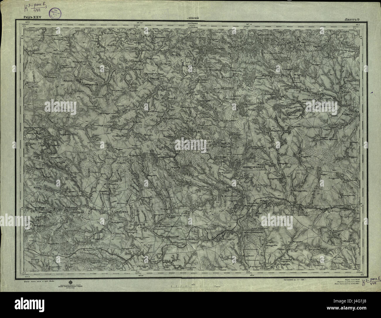 The Shubert map R25L09 is a detailed topographical map that depicts a ...