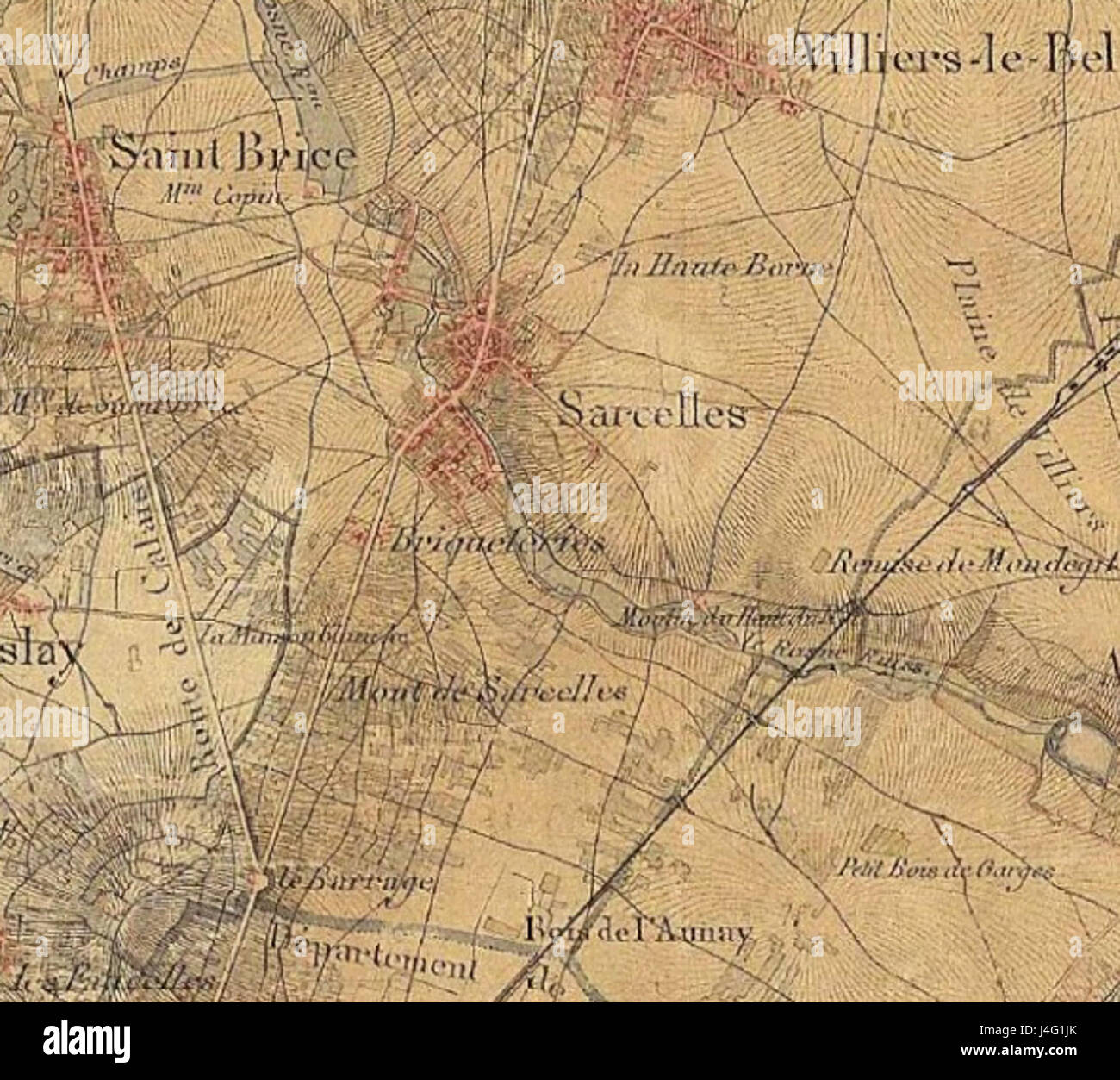 Sarcelles map hi-res stock photography and images - Alamy