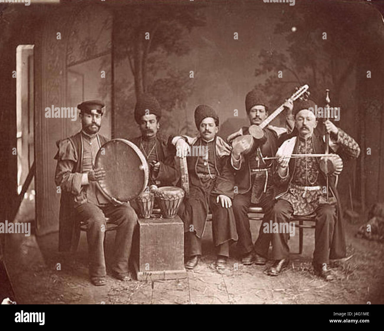 The Sazandari Kavkaz orchestra, dating back to the 1870s, represents a ...