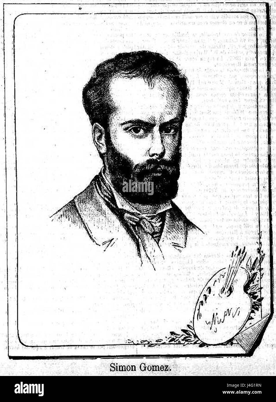 Simon Gomez 1880 Stock Photo - Alamy