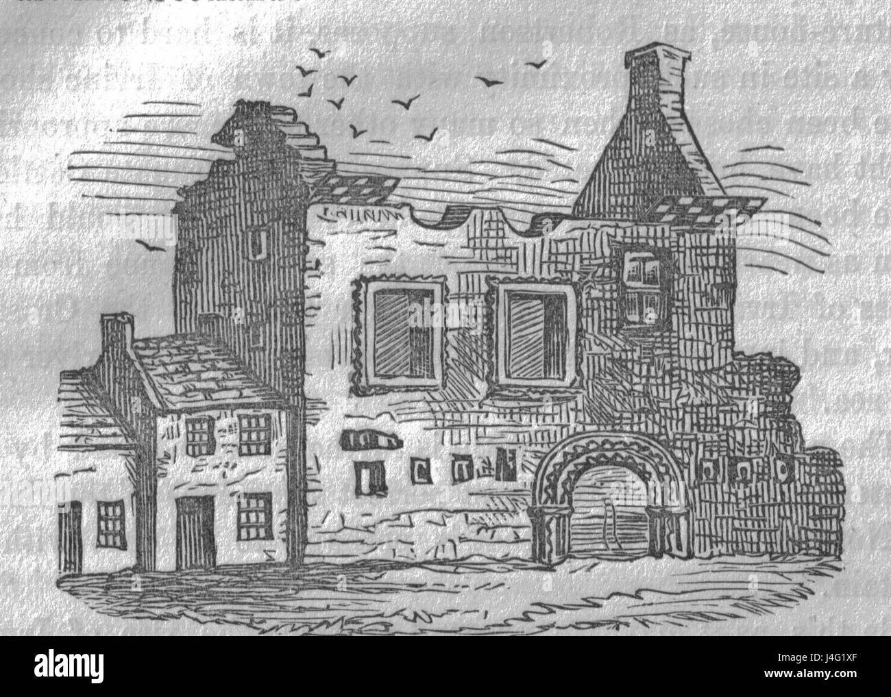 Seagate Castle, Irvine, Ayrshire Stock Photo - Alamy