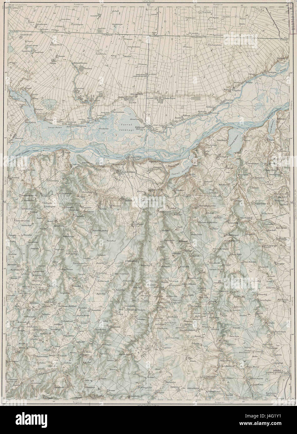 Map of silistra hi-res stock photography and images - Alamy