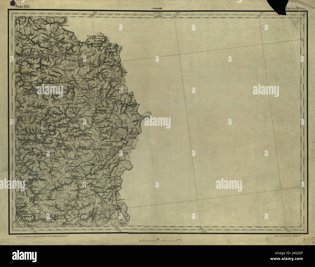 Map of tula hi-res stock photography and images - Alamy