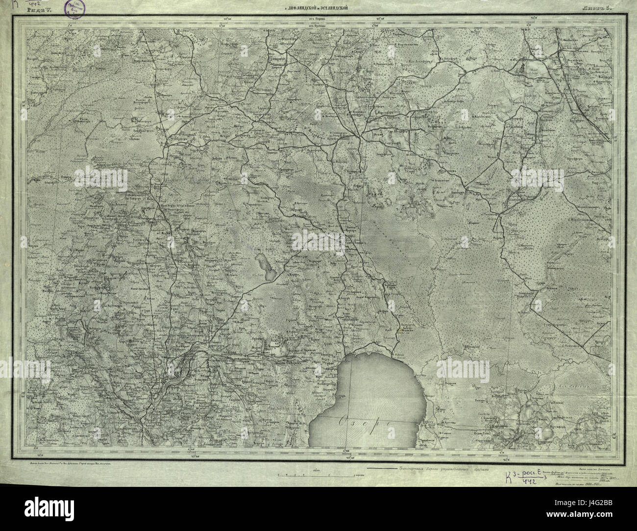 Shubert map R05L05 Stock Photo - Alamy