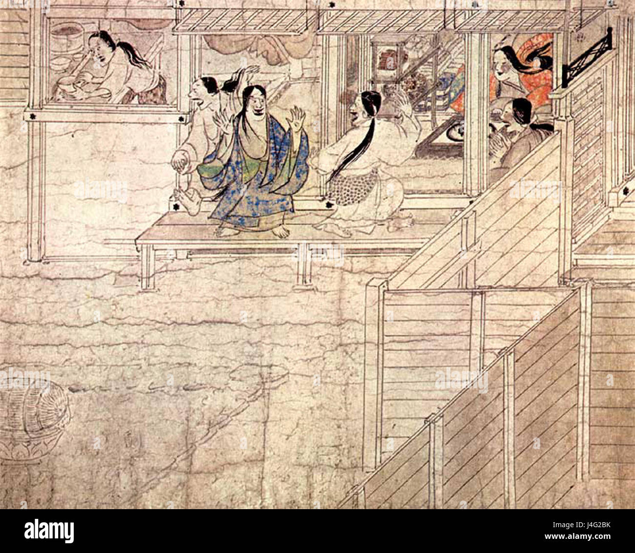 *Shigisan Engi Emaki* is an illustrated scroll depicting the legends of ...