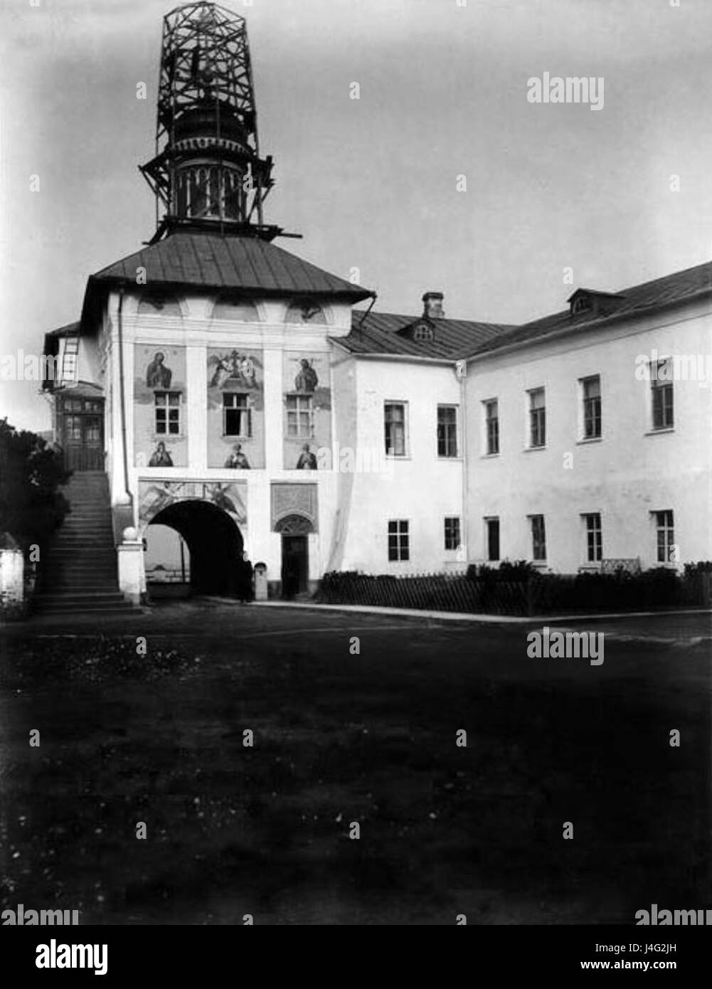 Is one of the citys architectural landmarks Black and White Stock ...