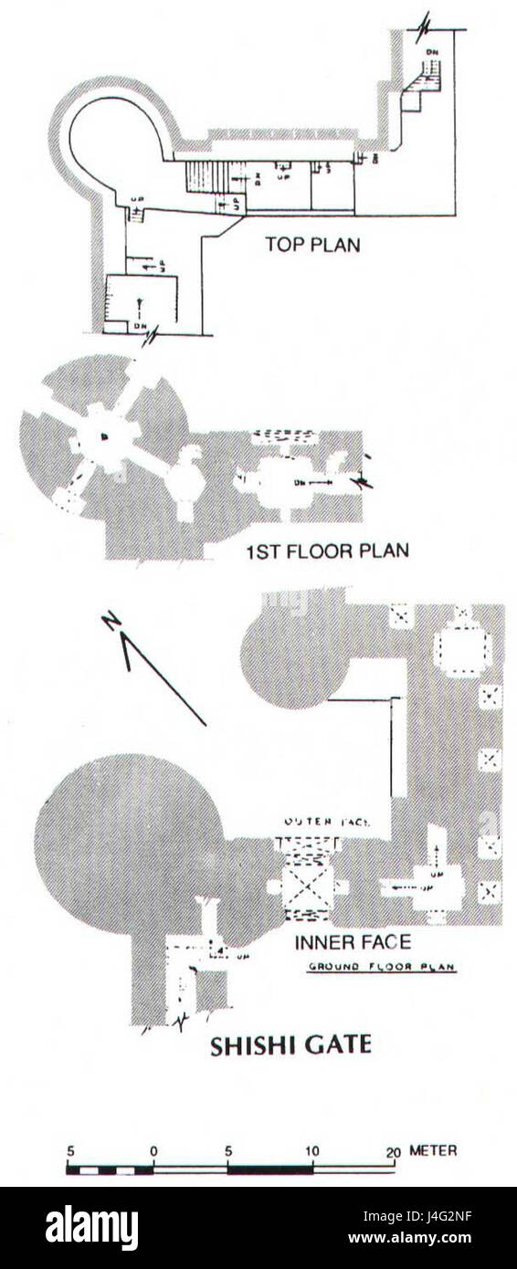 Shishi Gate Plan Stock Photo - Alamy