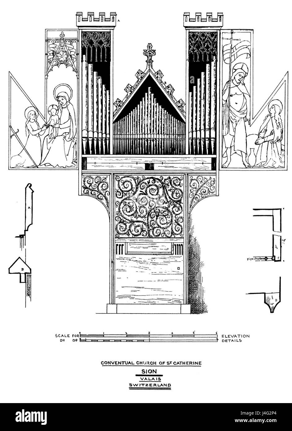 Architectural history drawing Cut Out Stock Images & Pictures - Alamy
