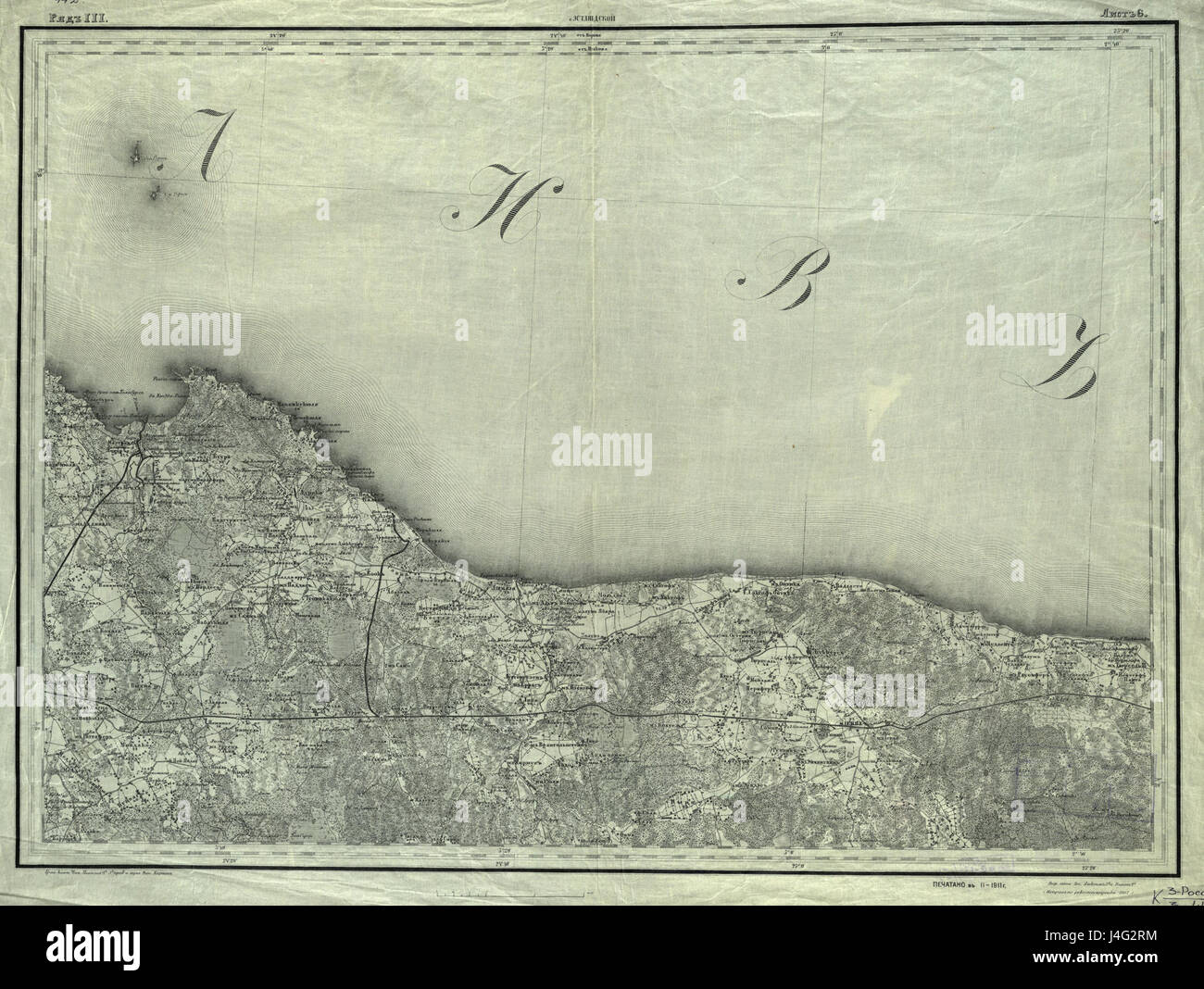 Shubert map R03L06 Stock Photo - Alamy