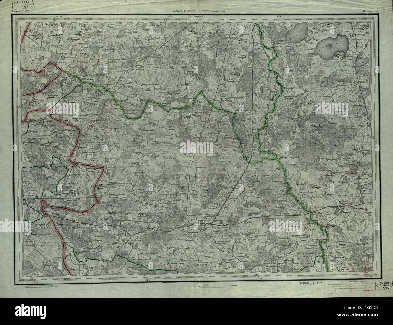 Shubert map R20L02 Stock Photo - Alamy
