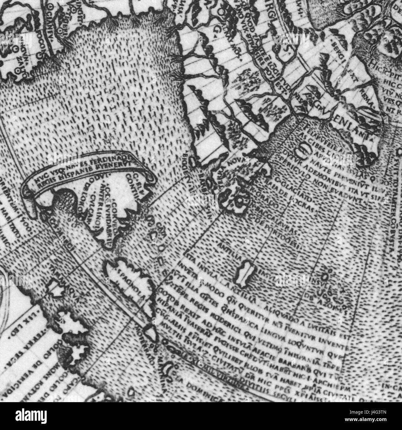 Ruysch map Black and White Stock Photos & Images - Alamy