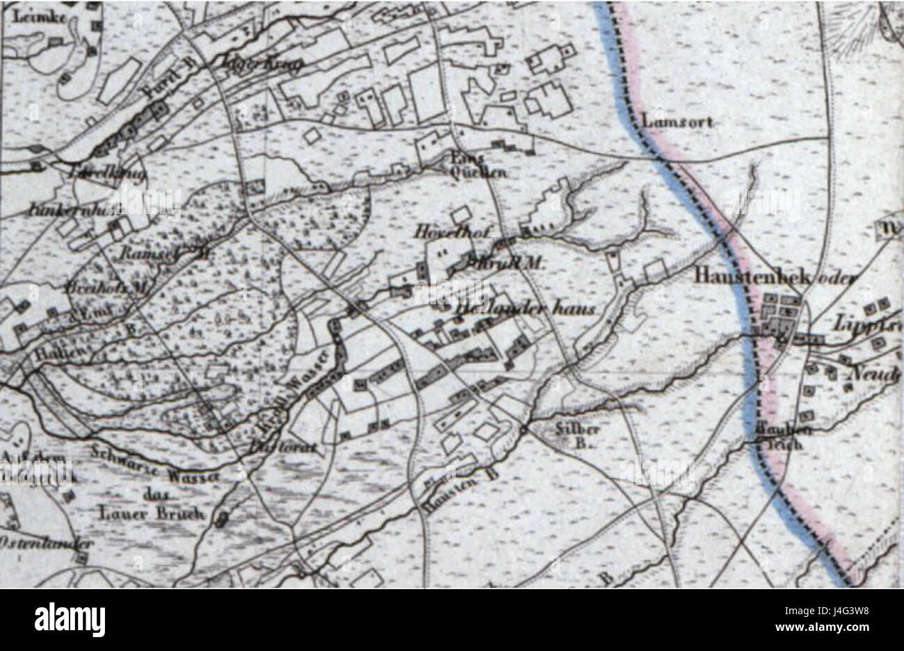 This map section illustrates the region of Hoevelhof, part of the ...
