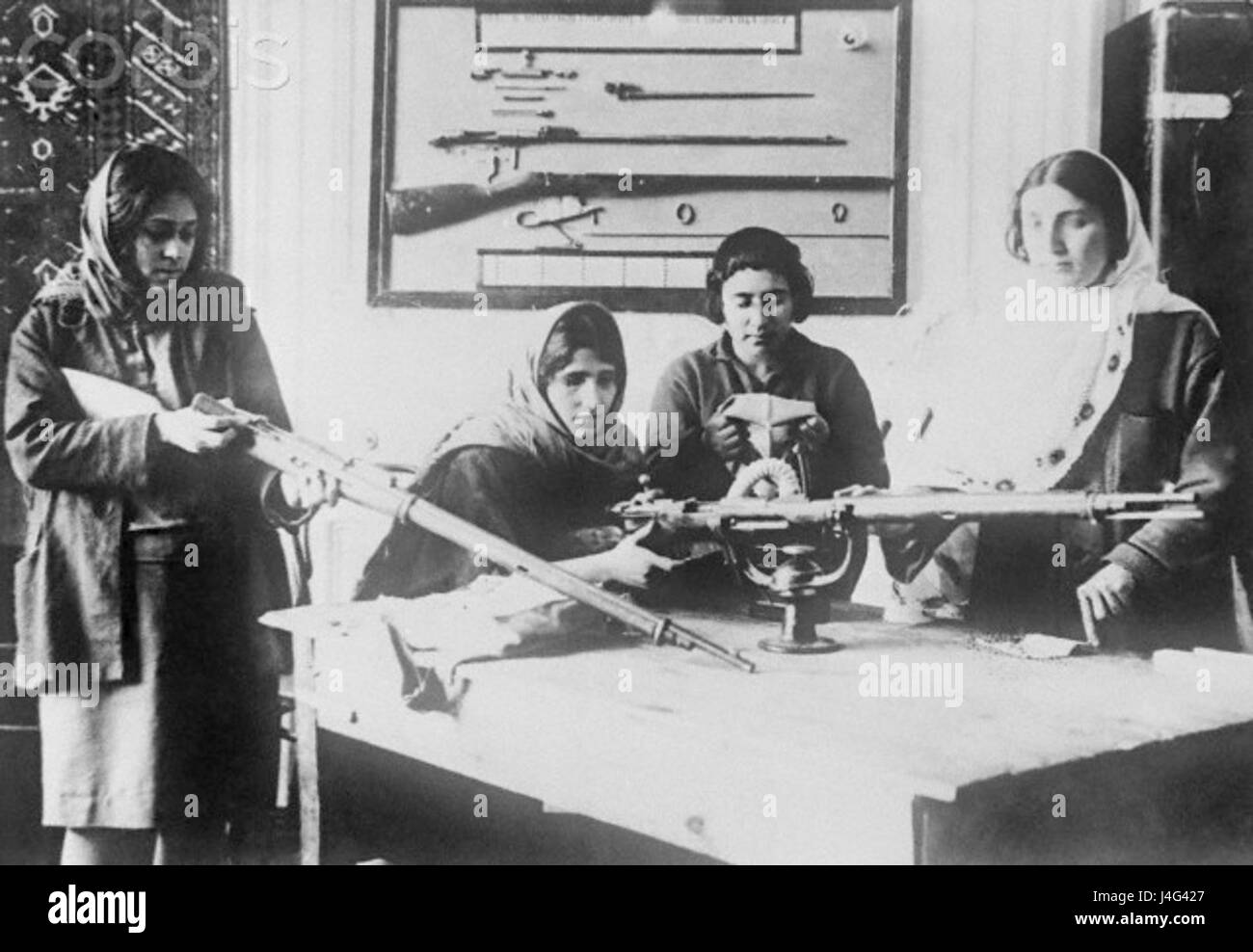 Soviet women were trained in firearms usage during World War II as part ...