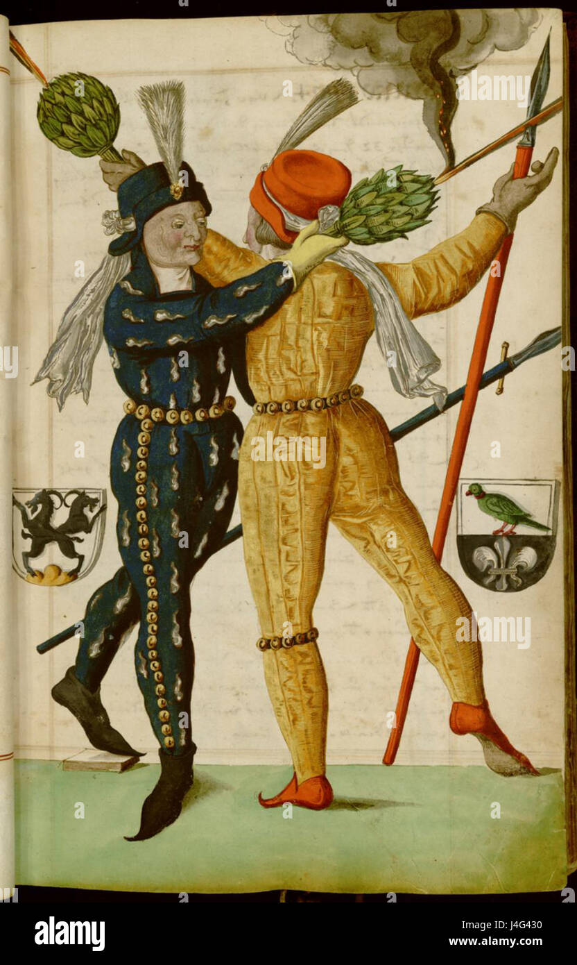 Schembartbuch UB of California Coll. 170 Ms 351 012 Stock Photo - Alamy