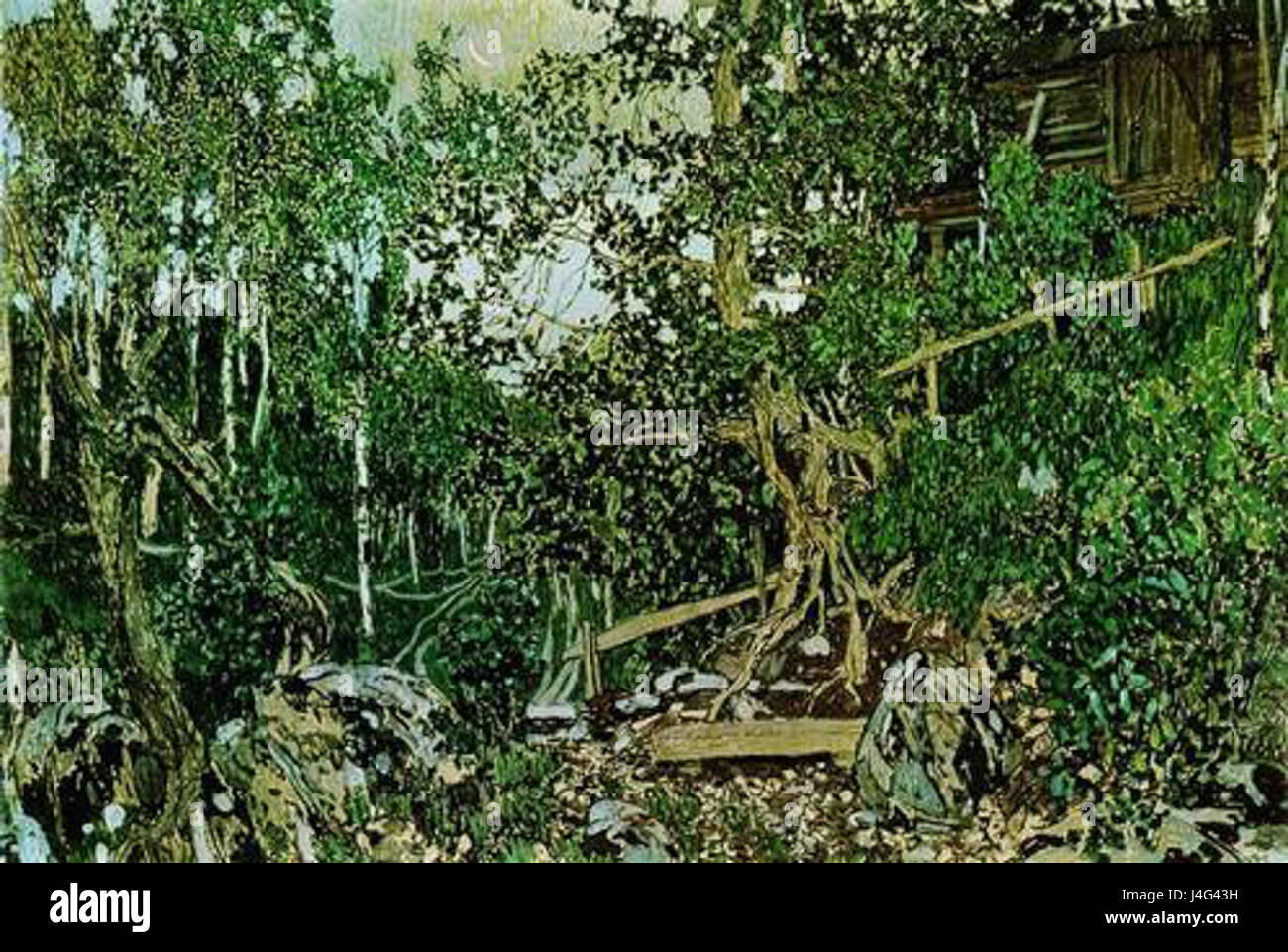 'Storm' by A. Golovin, an artwork depicting a tempestuous scene ...