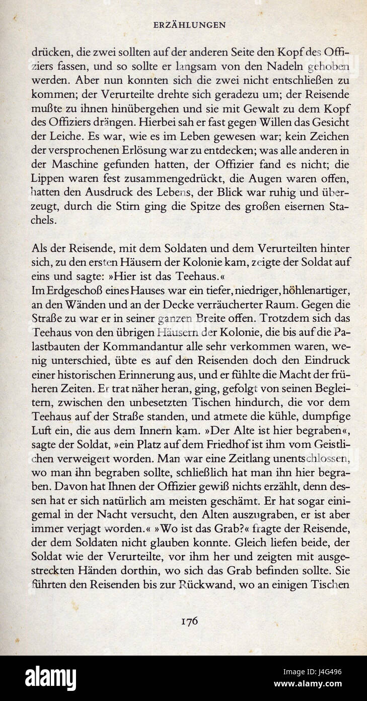 Strafkolonie refers to Franz Kafka’s novella 'In the Penal Colony.' The ...