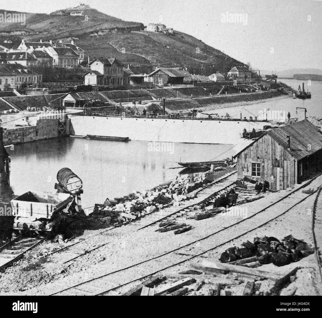 The Sperrschiff from 1873 refers to a type of warship, specifically a ...