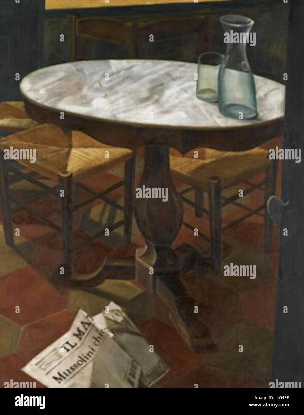 Still life with table and magazine by A.Yakovlev Stock Photo - Alamy