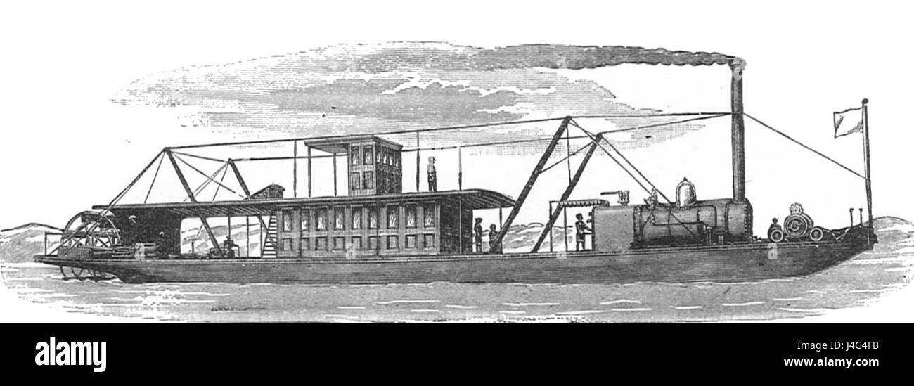 Stern wheel steamboat (Rankin Kennedy, Modern Engines, Vol V Stock ...