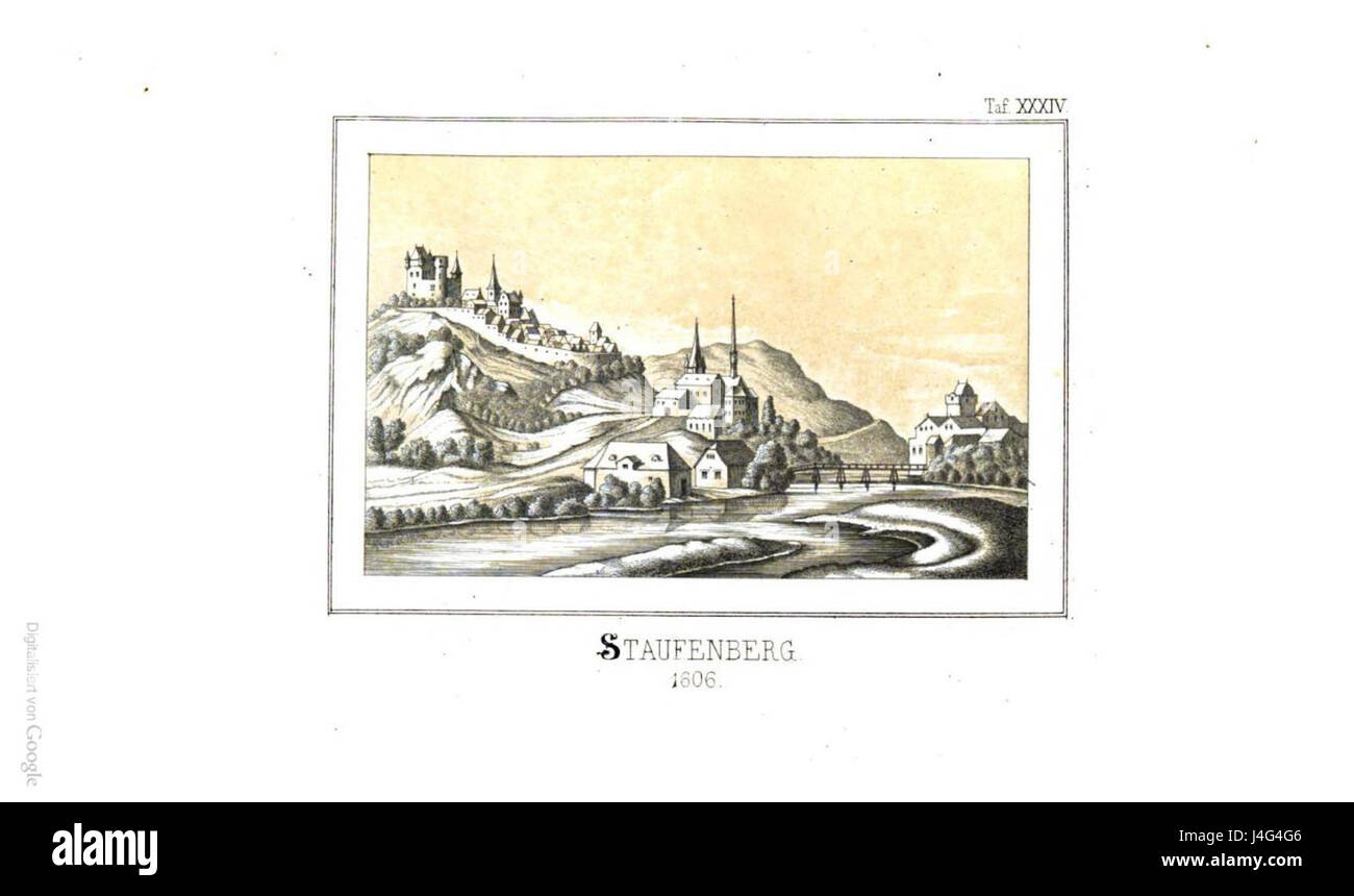 A historical reference to Staufenberg from the year 1606, likely ...