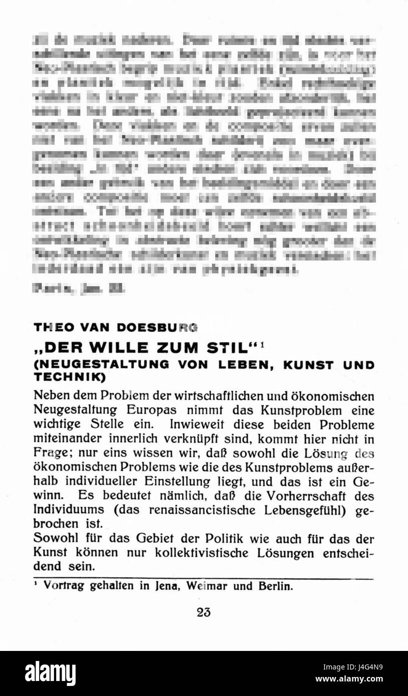 Stijl vol 05 nr 02 p 023 Stock Photo - Alamy