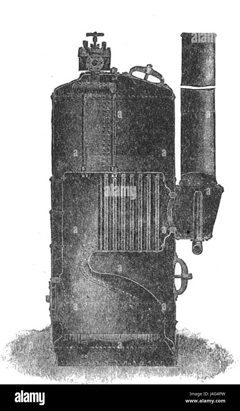 The Tangye vertical boiler, featured in Rankin Kennedy's 'Modern ...