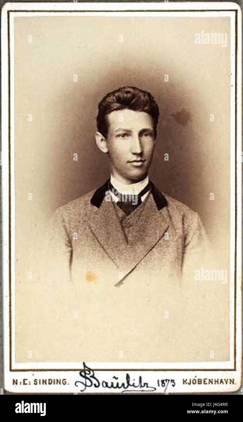 Sophus Bauditz 1873 by N.E. Sinding Stock Photo - Alamy