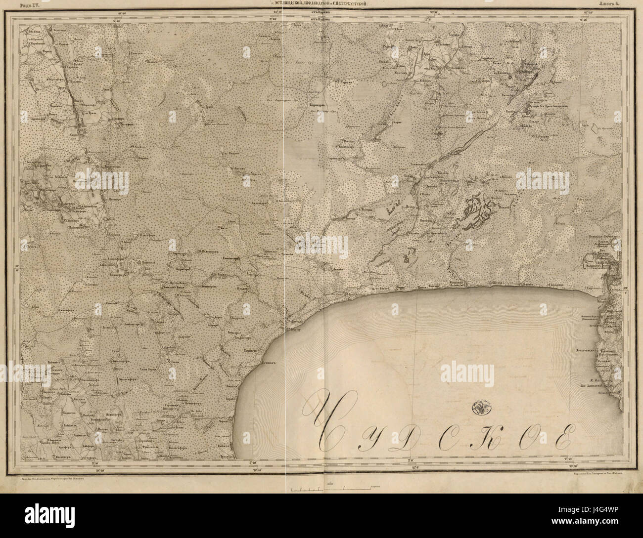 Shubert map R04L06v2 Stock Photo - Alamy