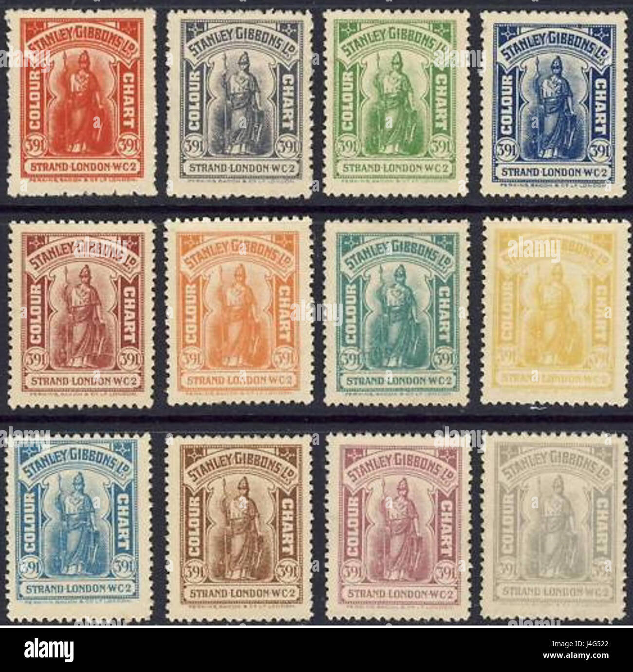 Stanley Gibbons' color guide provides a detailed overview of stamps ...