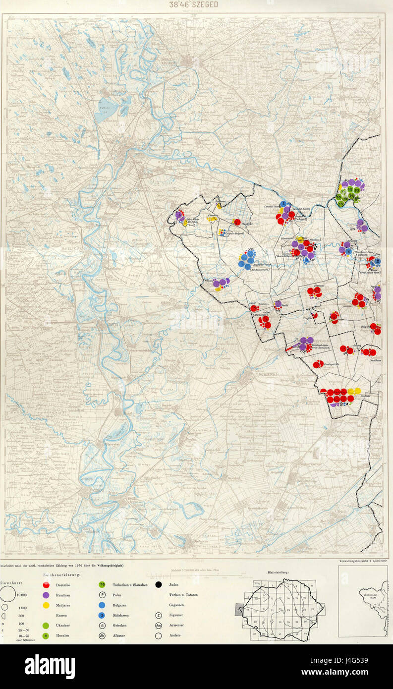 Map of szeged hi-res stock photography and images - Alamy
