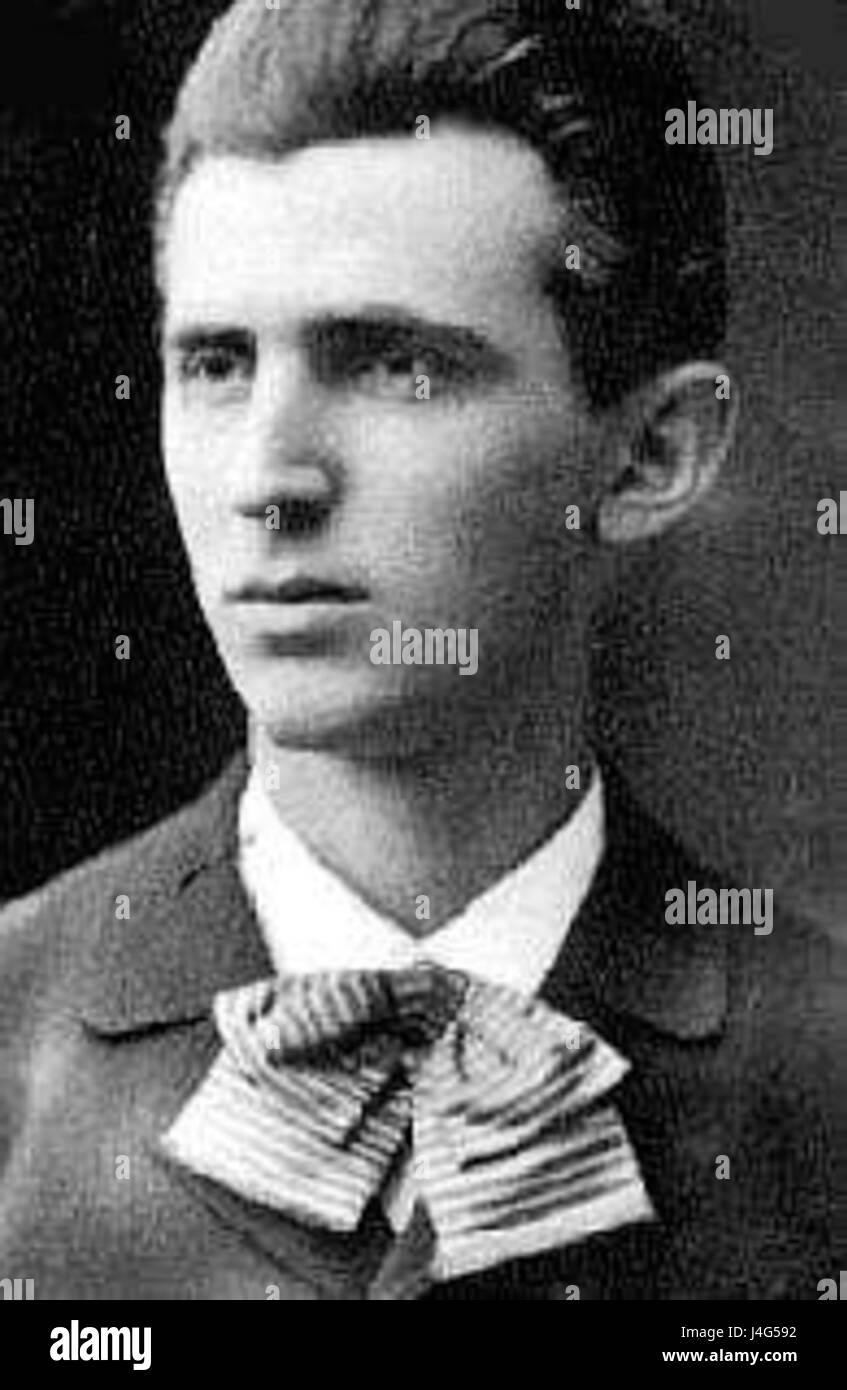 The 'Tesla young adjusted' likely refers to an image or work portraying ...