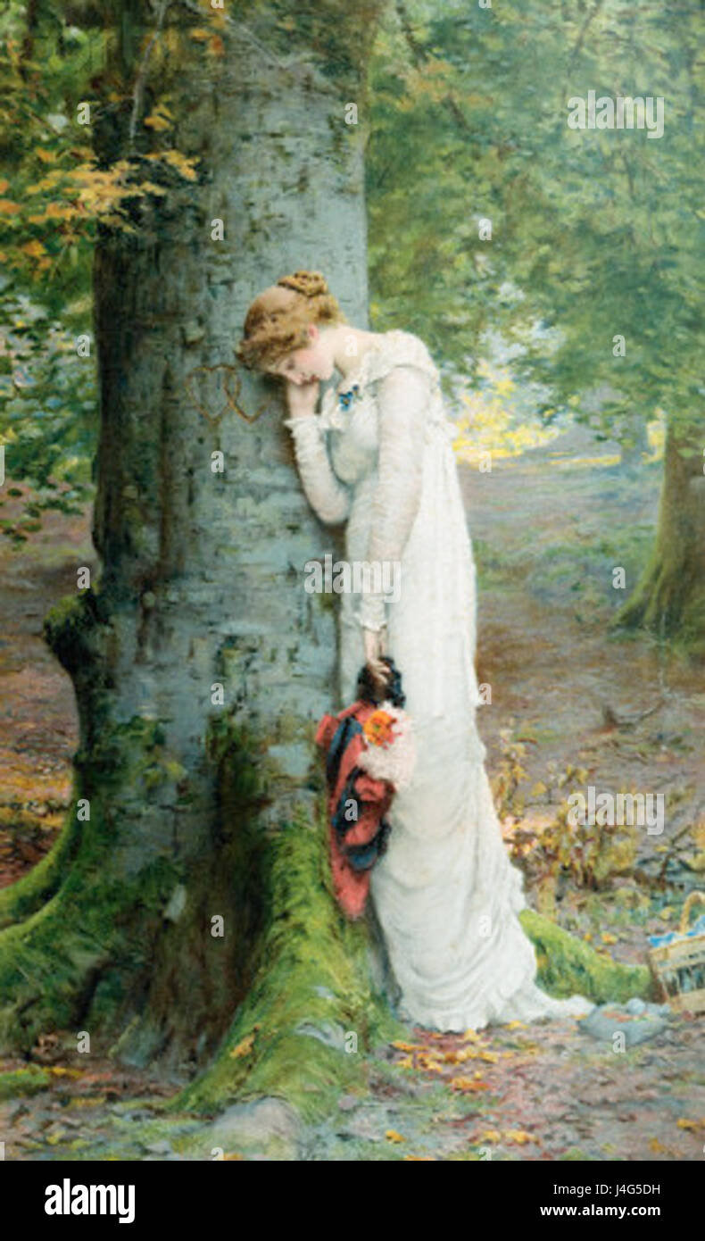 The leaning tree trunk painting hi-res stock photography and images - Alamy