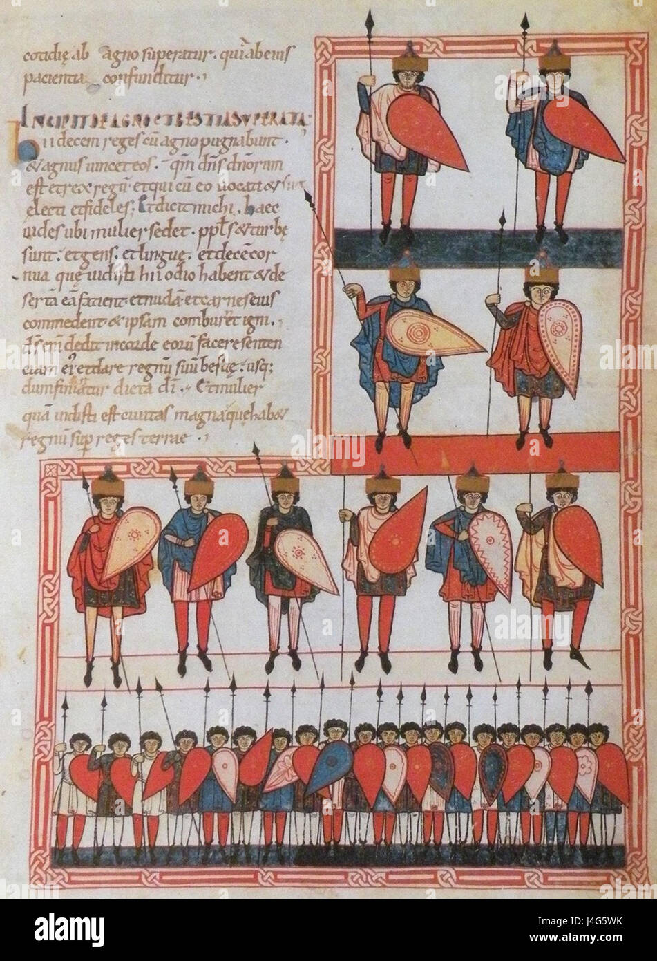 Ten Kings and their Army Stock Photo - Alamy