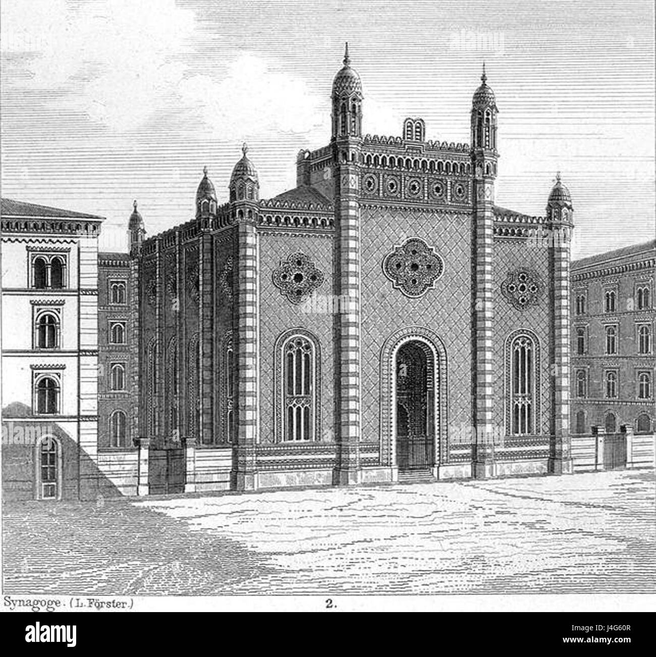 Synagoge Tempelgasse Wien Ludwig Stock Photo - Alamy