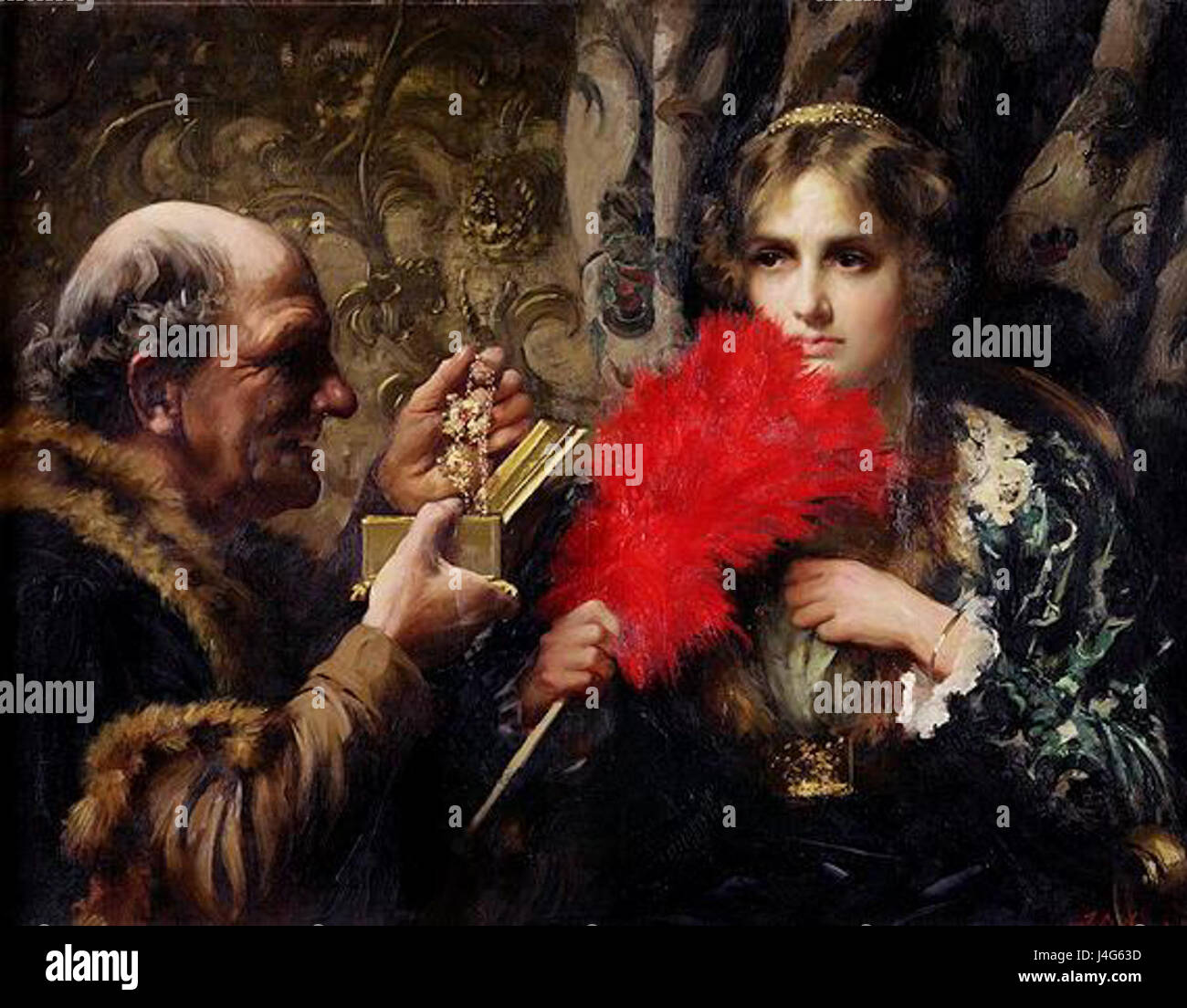 'Temptation' is a painting by Thomas Benjamin Kennington, created in ...