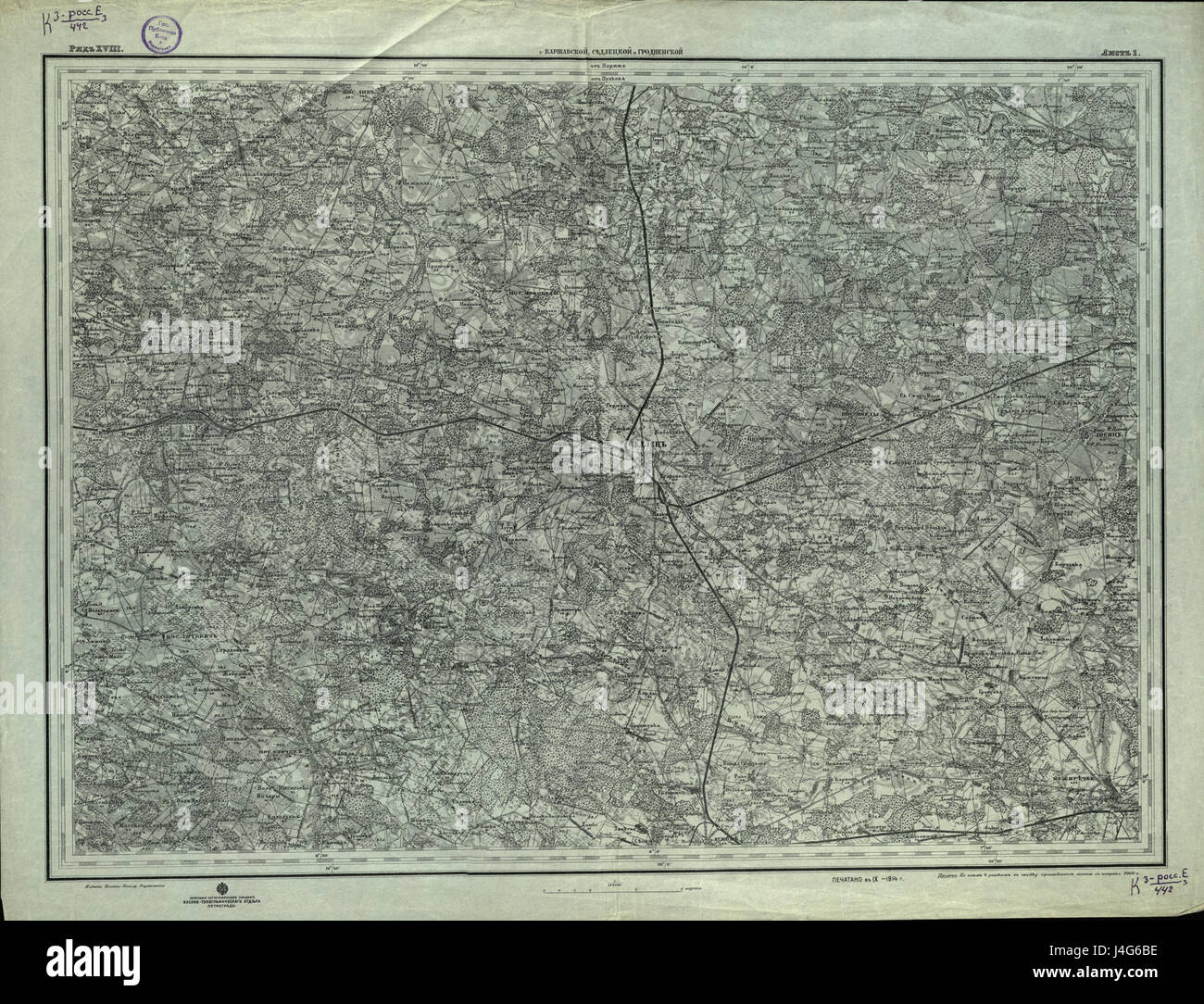 Shubert map R18L01 Stock Photo - Alamy