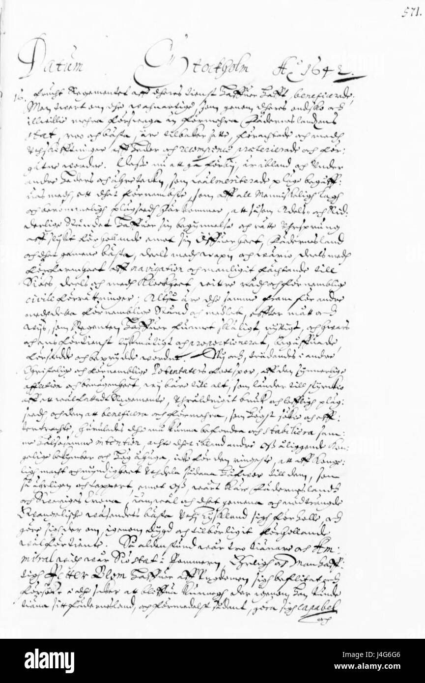 This historical document, dated 1642, may pertain to an entry from a ...