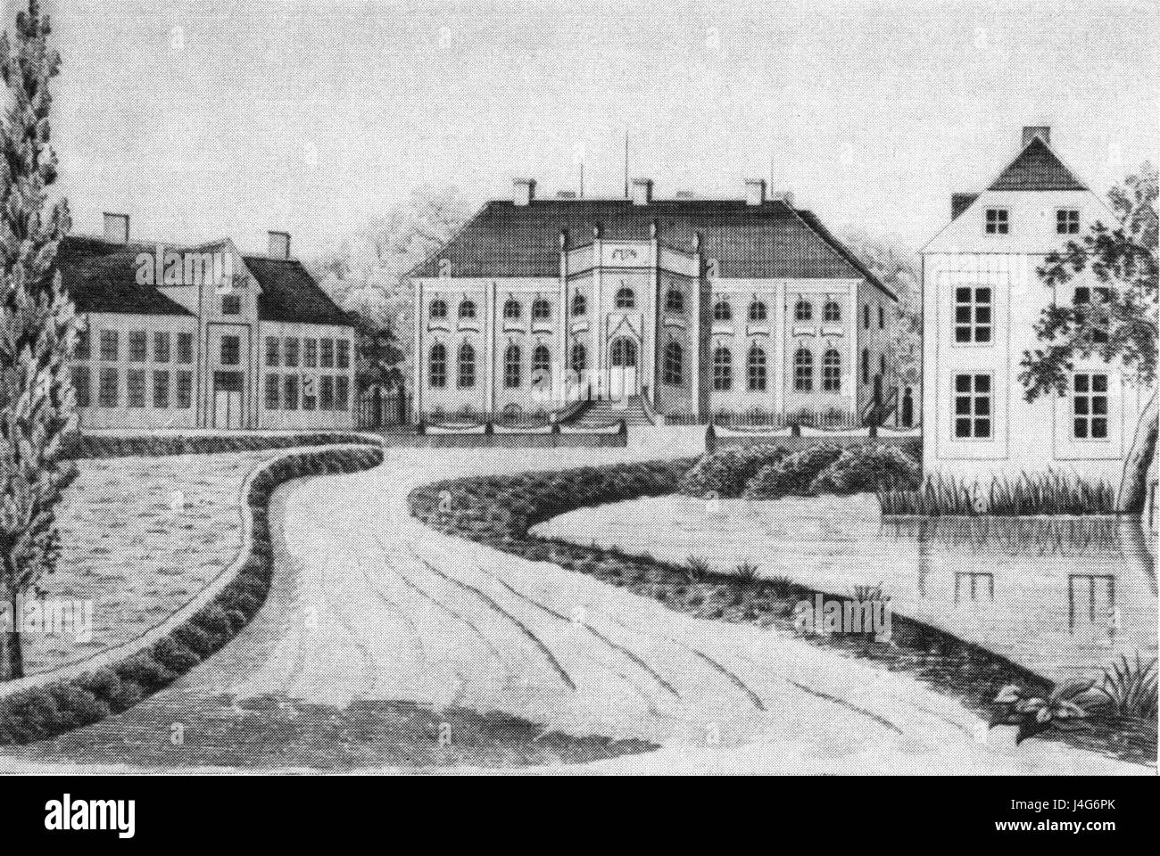 Structures feature traditional architectural elements hi-res stock ...