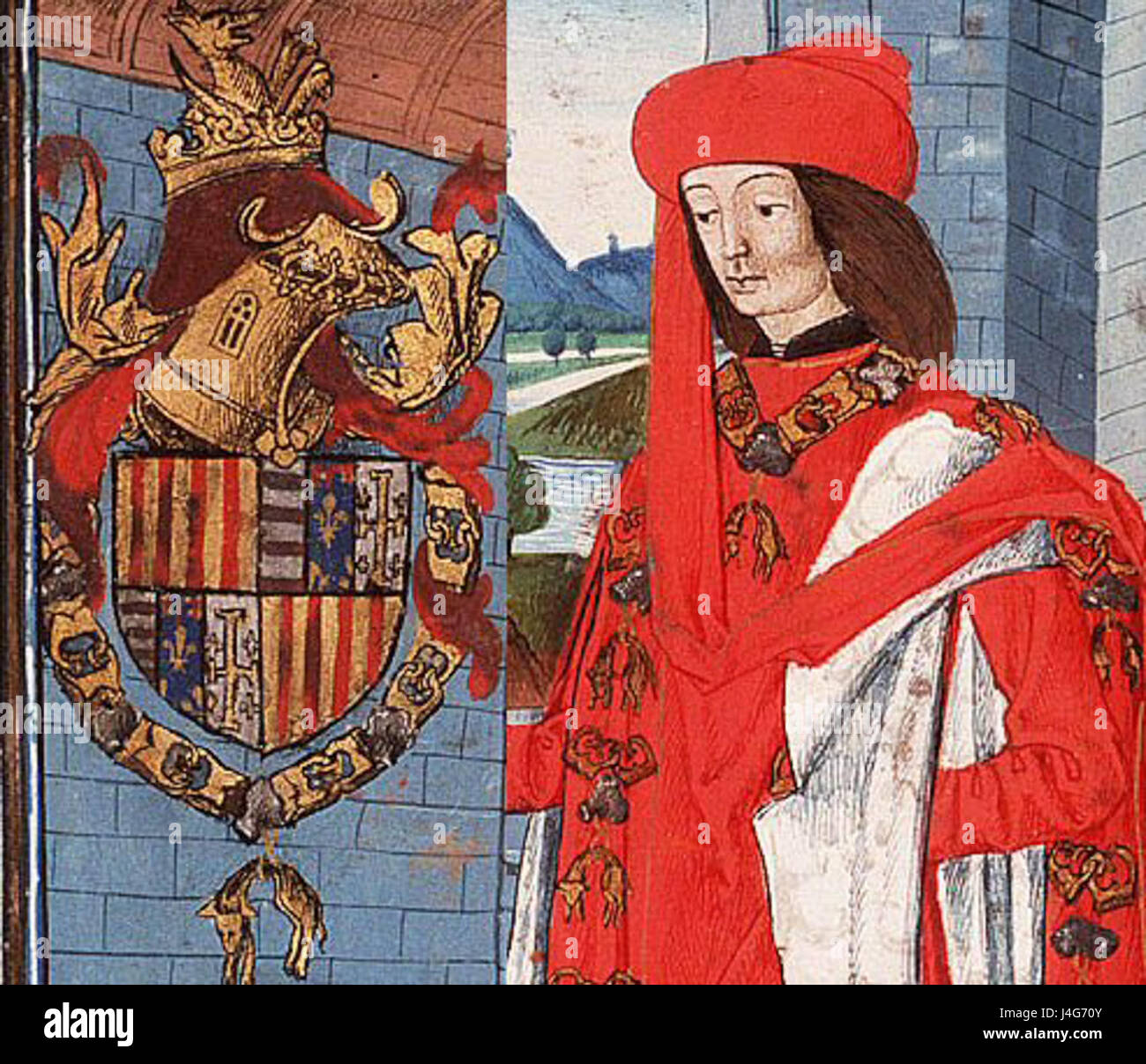 A portrait of Ferdinand I of Naples, also known as Ferdinand II of ...