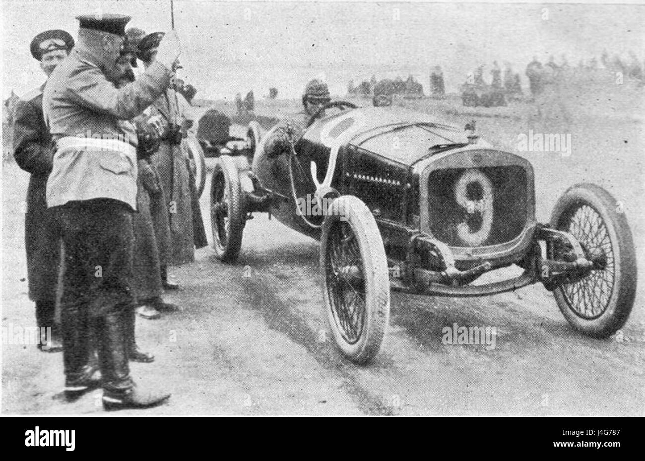 The 1913 Russia Grand Prix, one of the early events in motorsport ...