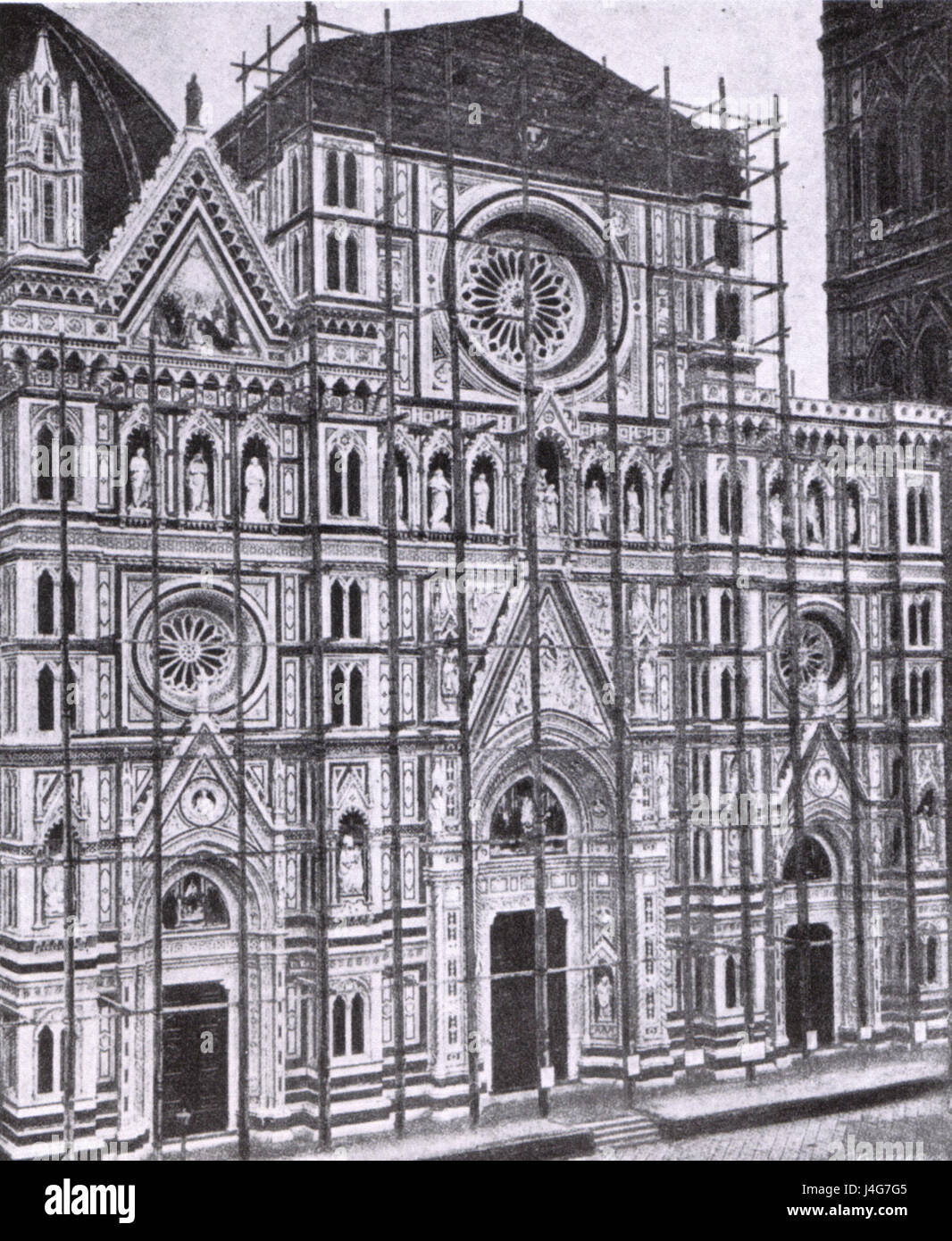 The Santa Maria del Fiore, located in Florence, Italy, features an ...