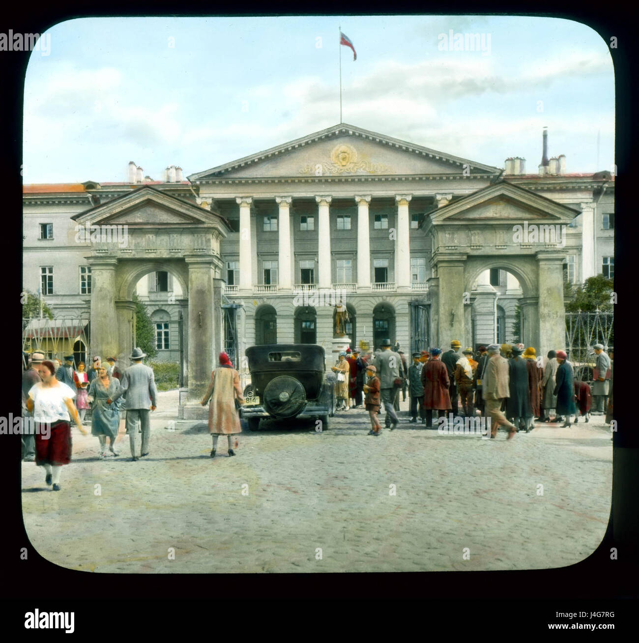 The Smolny Institute in Saint Petersburg, originally built as a convent ...