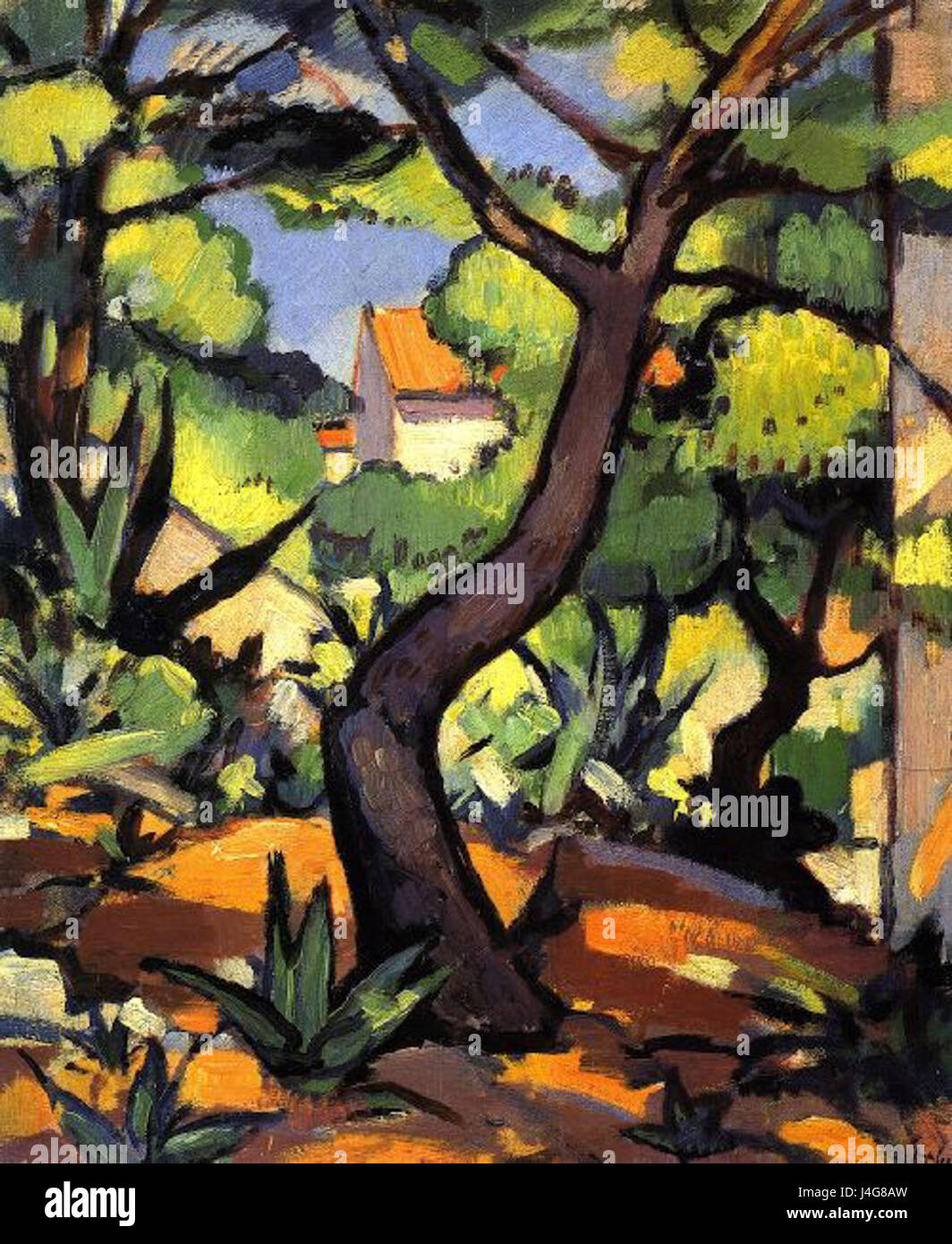 Samuel John Peploe Landscape at Cassis Stock Photo - Alamy