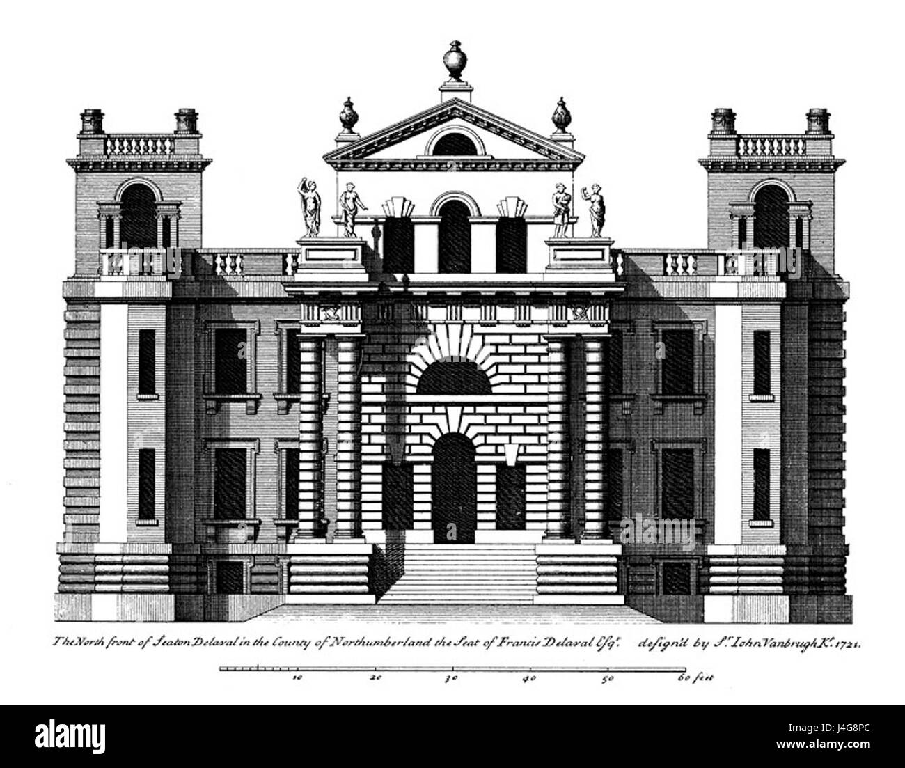 House estates historic building Cut Out Stock Images & Pictures - Alamy