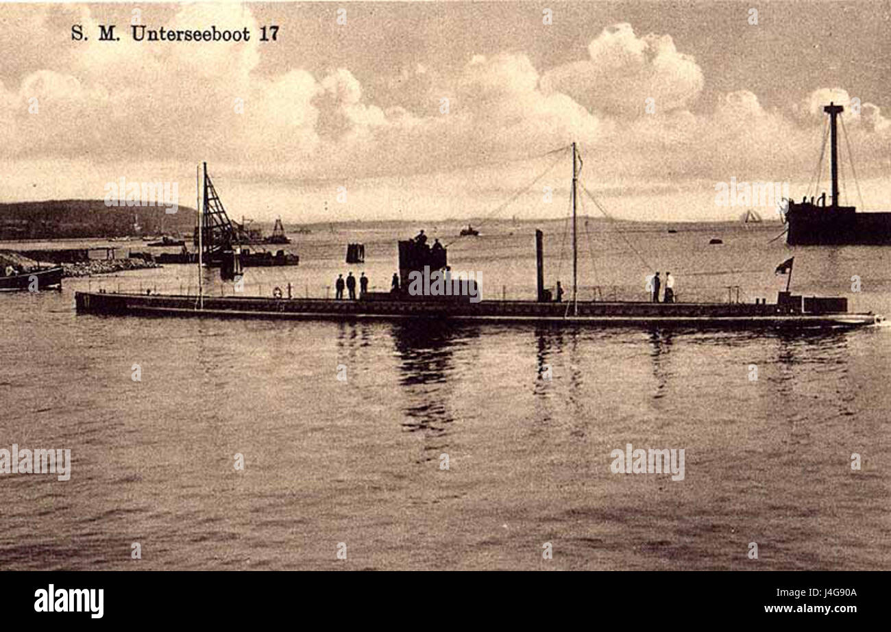 SM U 17 was a German submarine during World War I. It was part of the ...
