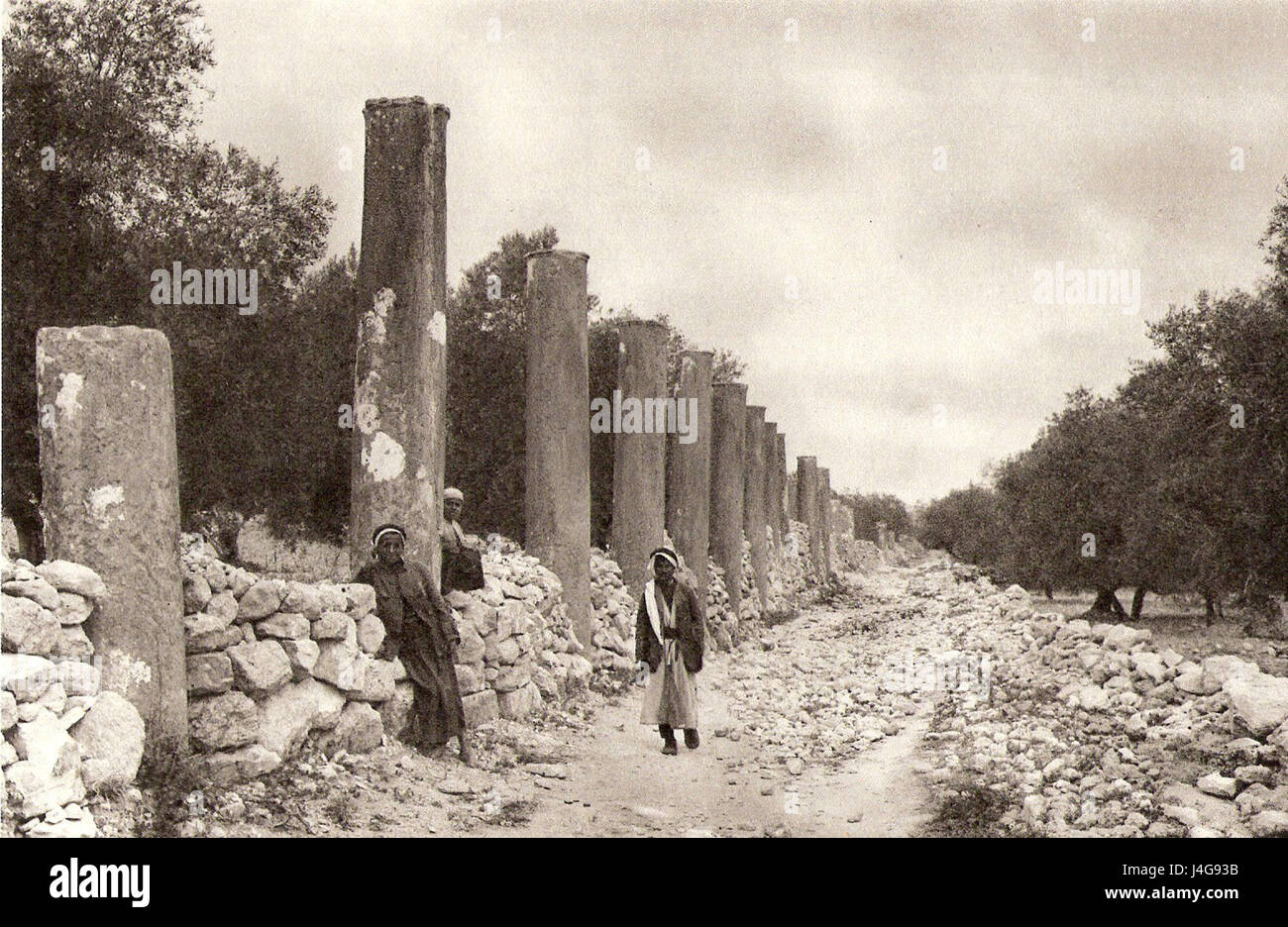 Ruins of Samaria Stock Photo - Alamy
