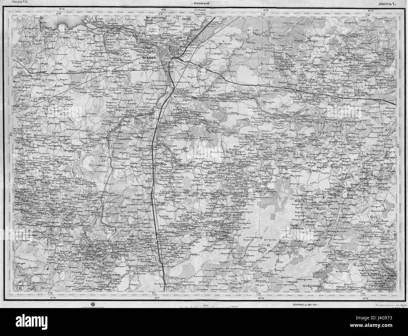 Shubert map R07L07 Stock Photo - Alamy