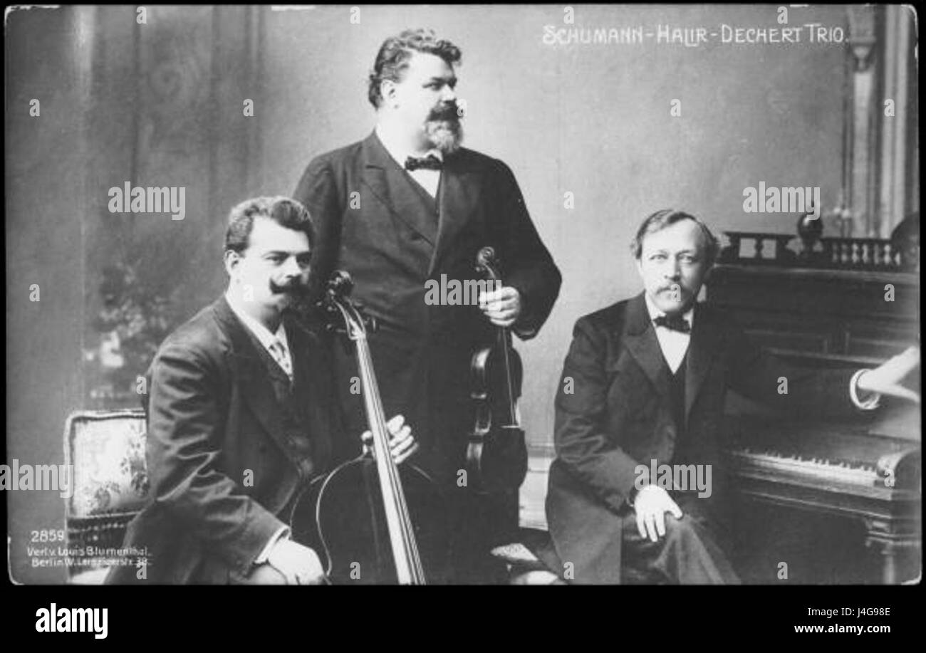 The Schumann Halir Dechert Trio is a renowned classical music ensemble ...