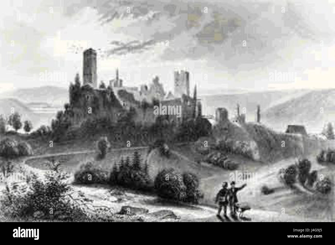 Stahlstich by J. Bader from 1840 is a steel engraving created by the ...